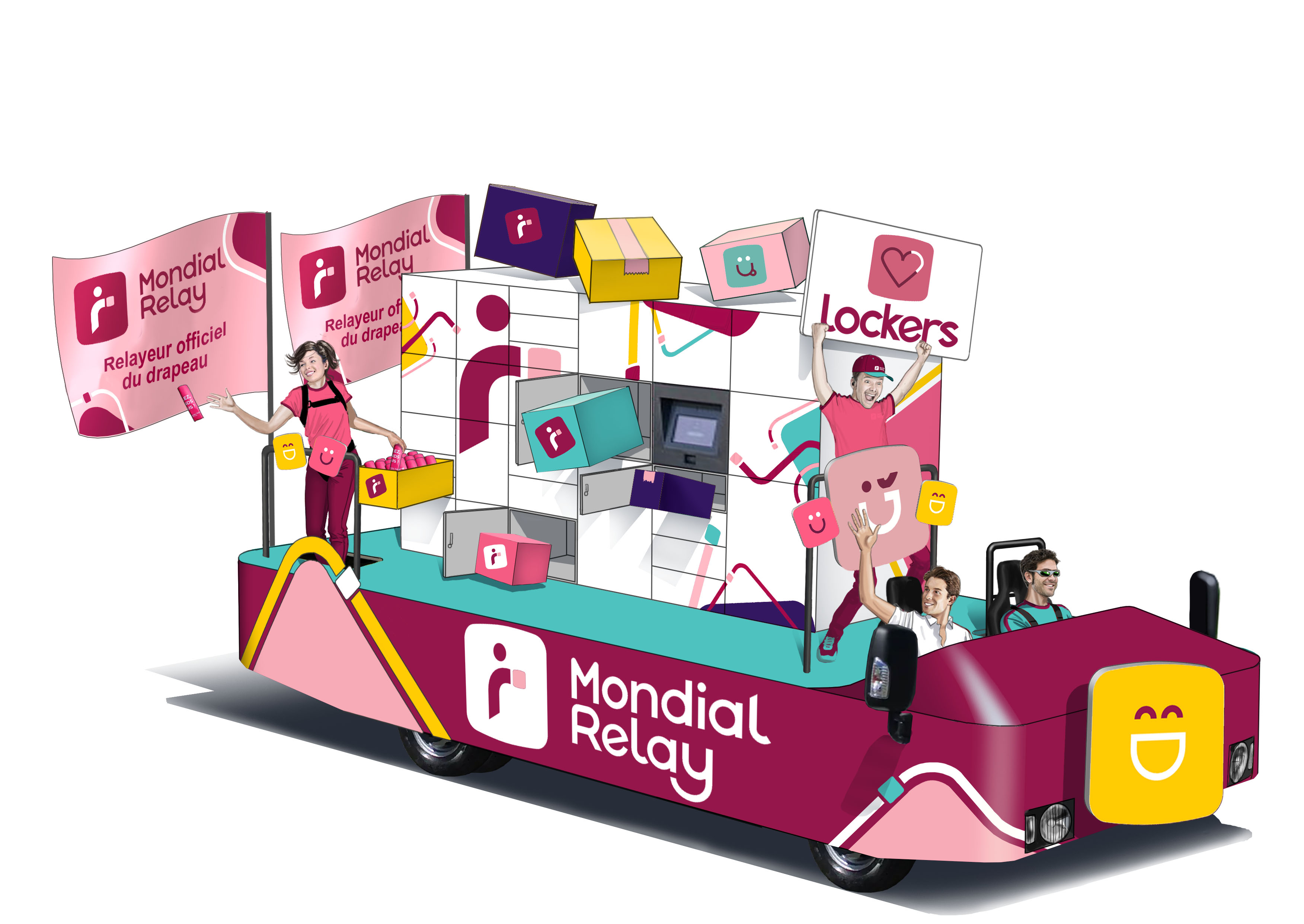 Mondial Relay vous accompagne sur le Tour de France 2024